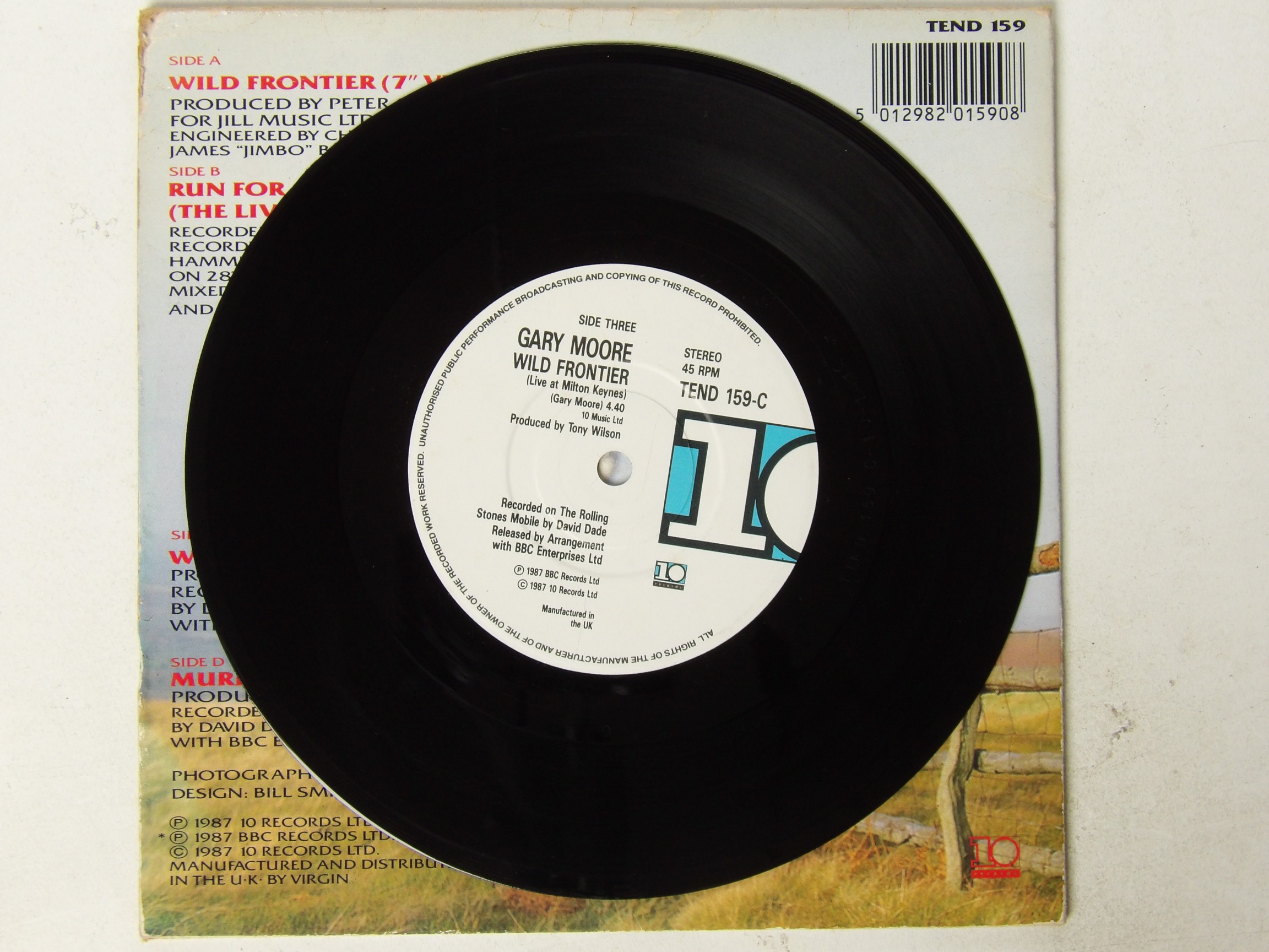 Gary Moore: Wild Frontier 1987 Ltd 2x7"
