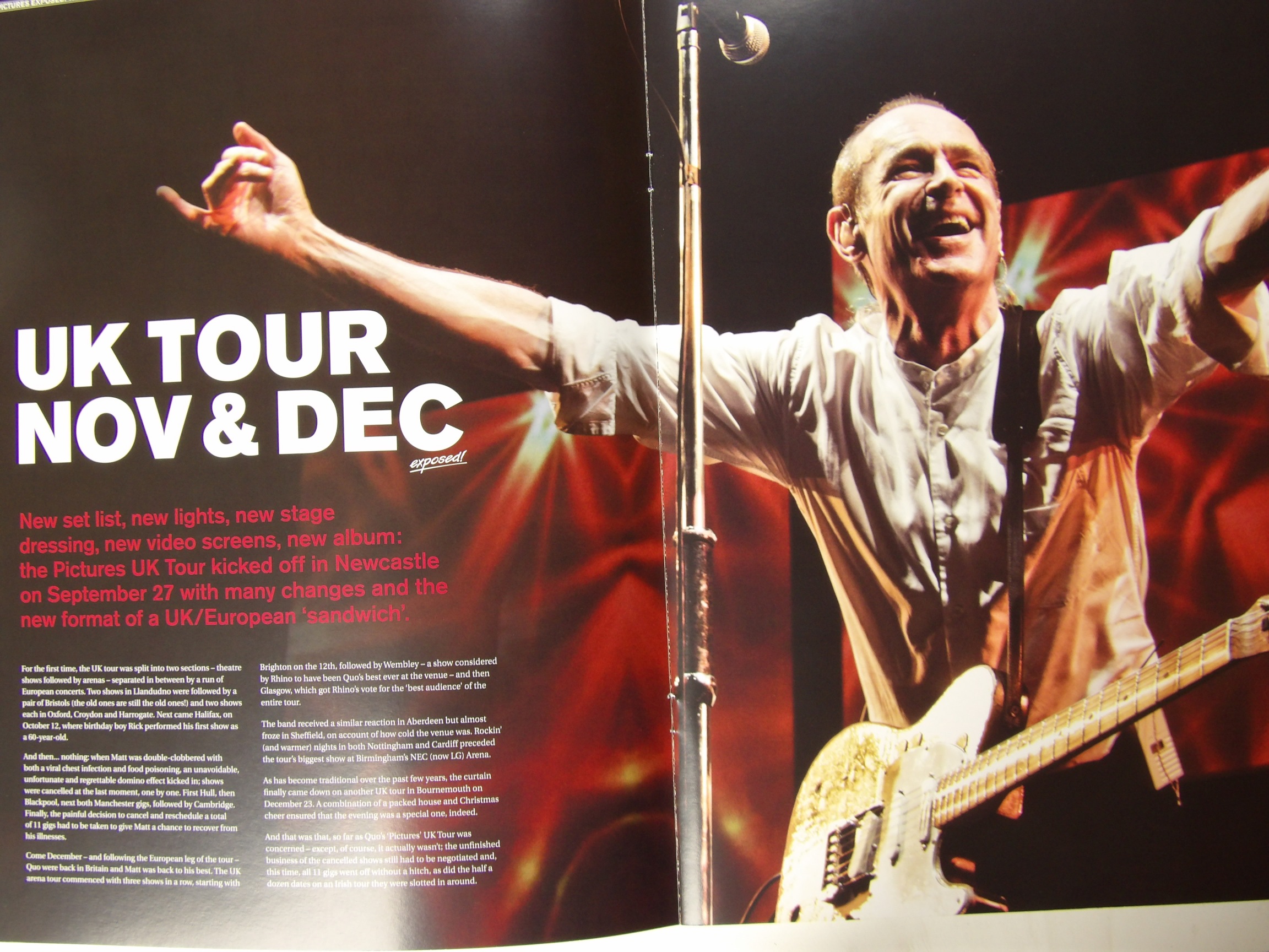 Status Quo: Pictures Exposed 2009/10 Tour Programme