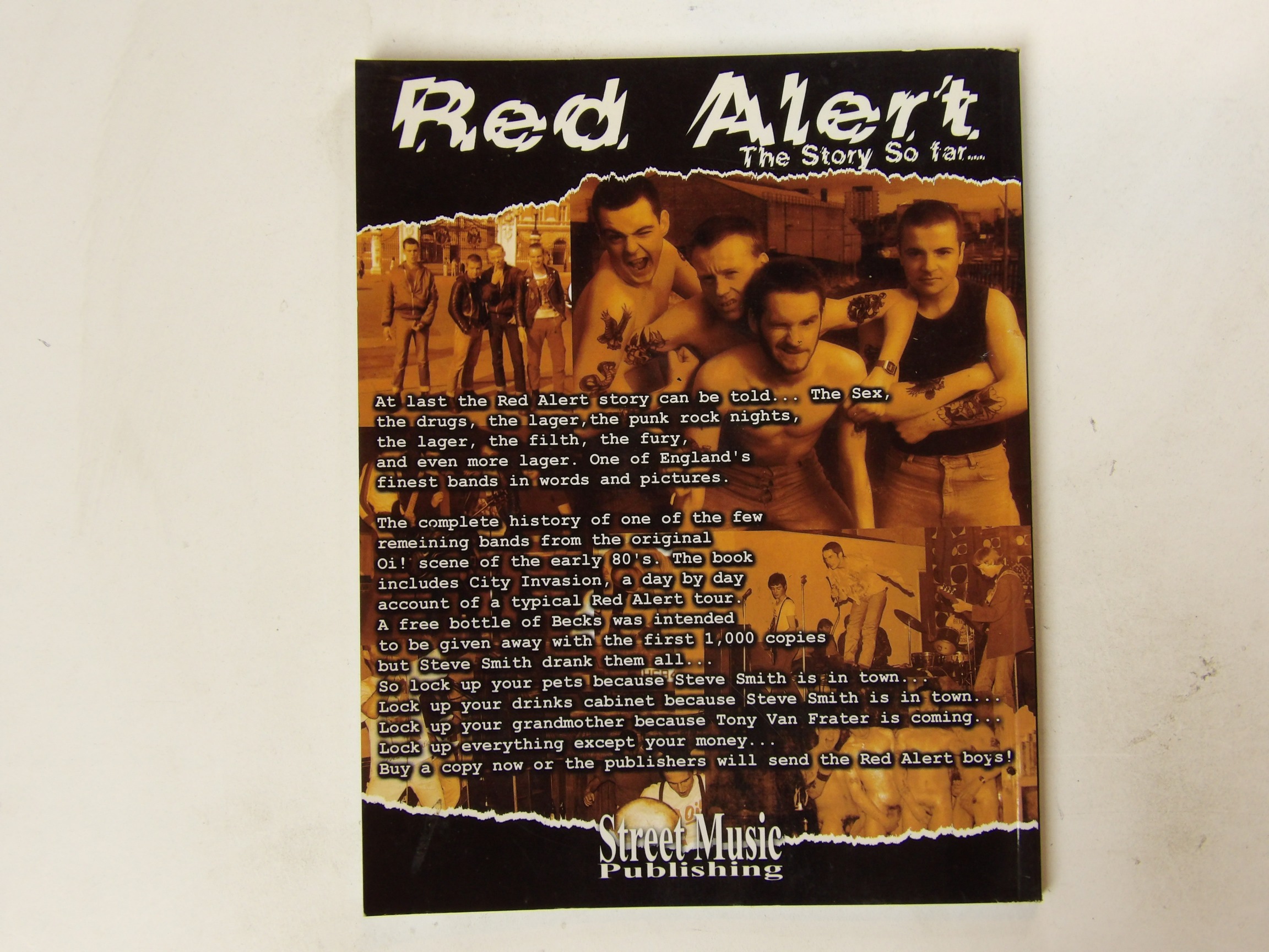 Red Alert: The Story So Far 2000 Paperback Punk Skinhead