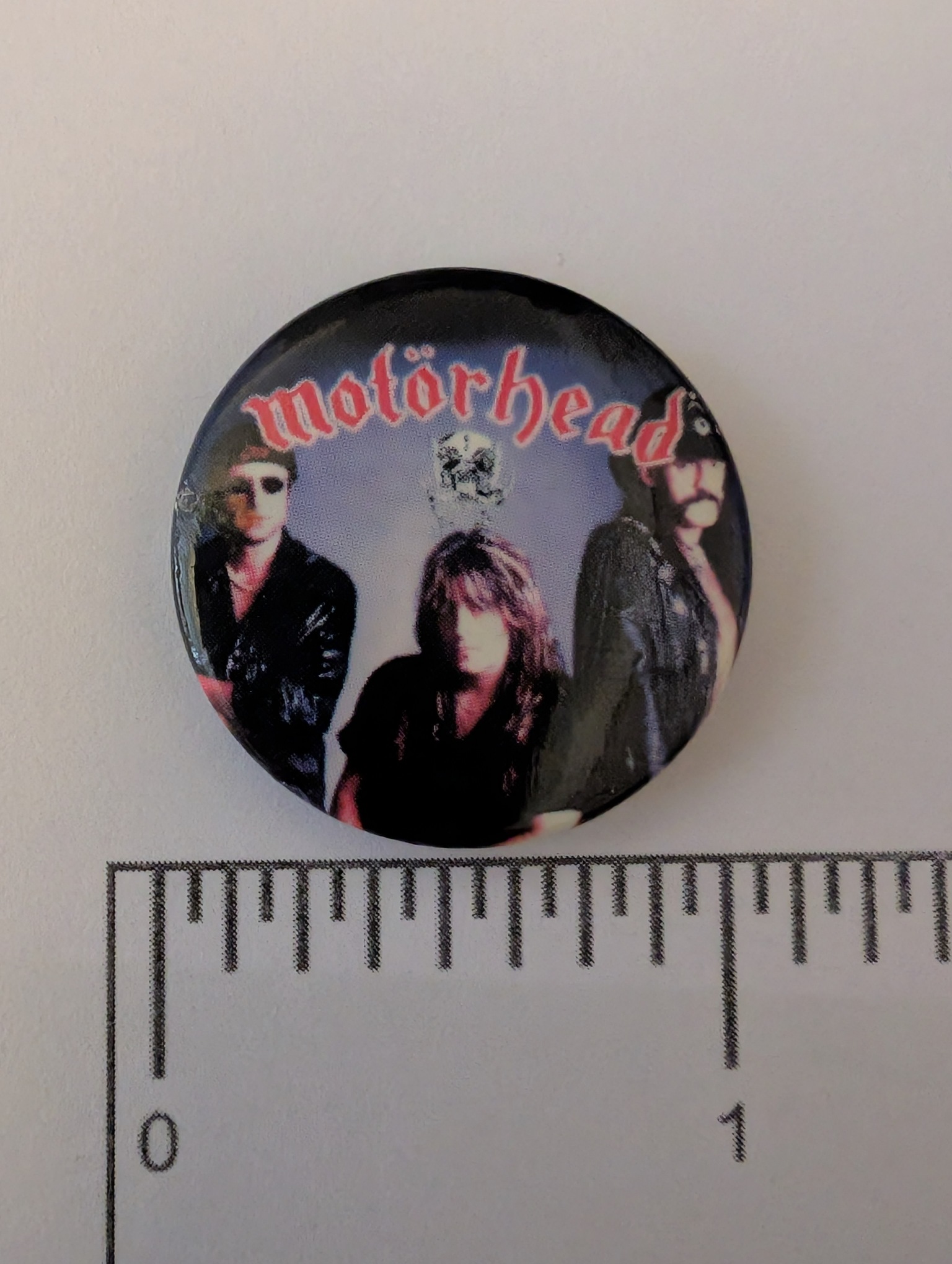 Motorhead: Band members Original Badge/Button