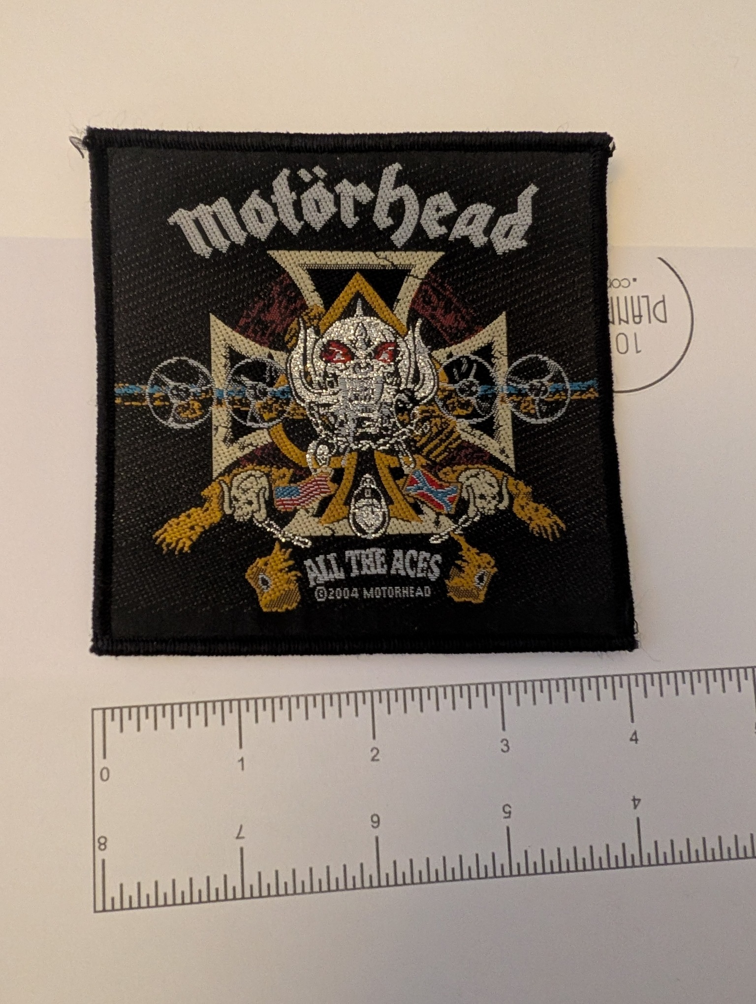 Motorhead: All the Aces 2004 Official Woven Patch