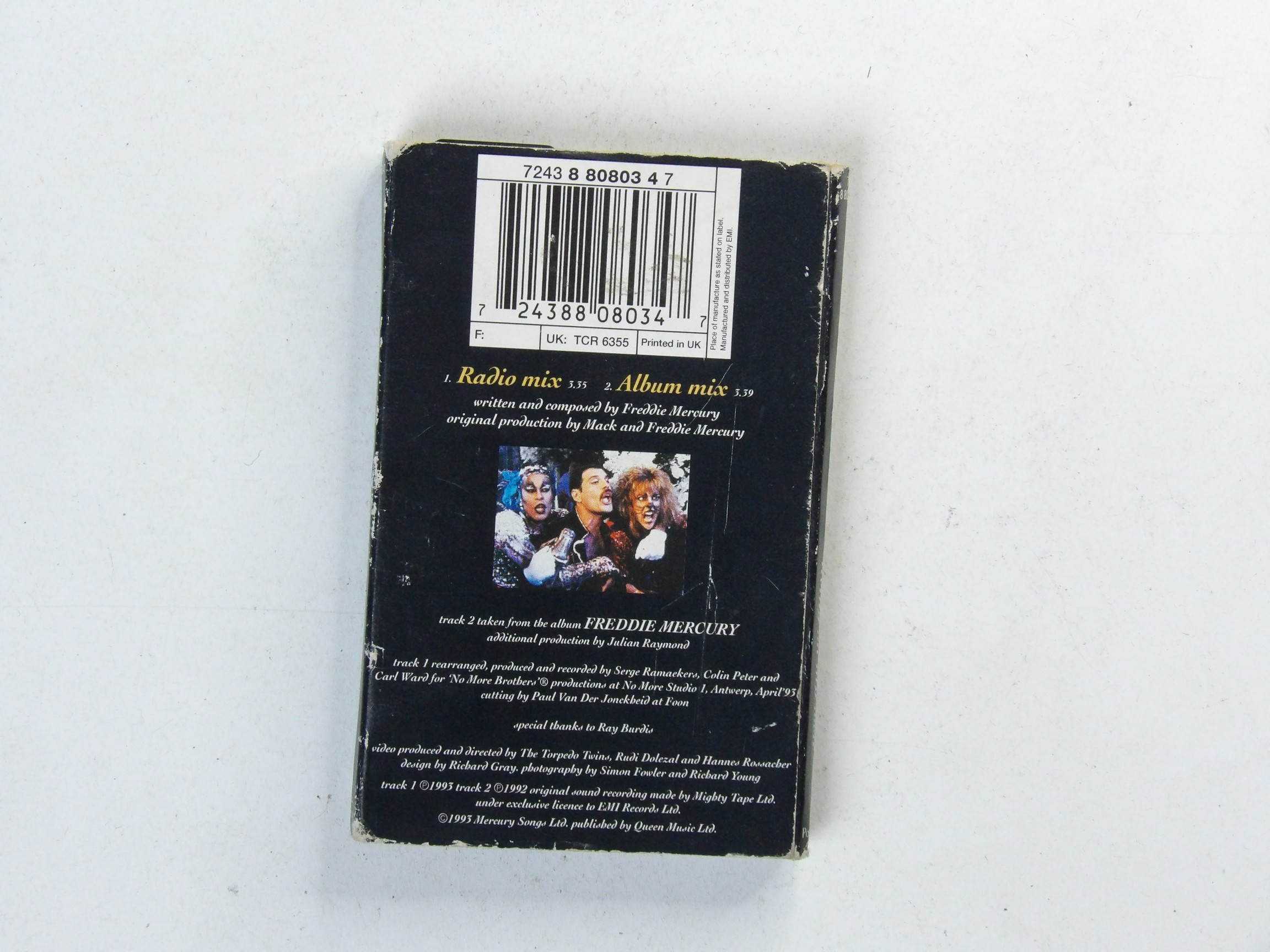 Freddie Mercury: Living on My Own 1993 UNPLAYED Cassette Single/Cassingle