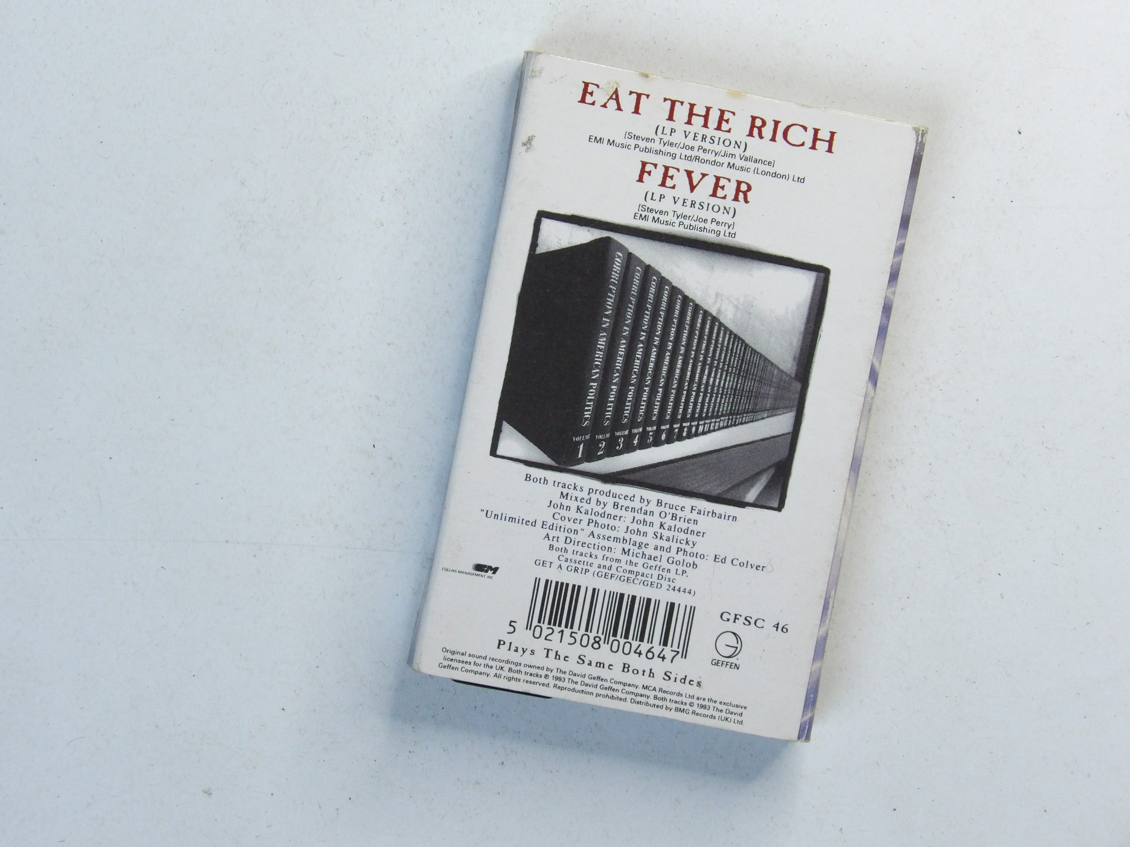 Aerosmith: Eat the Rich 1993 Cassette Single/Cassingle