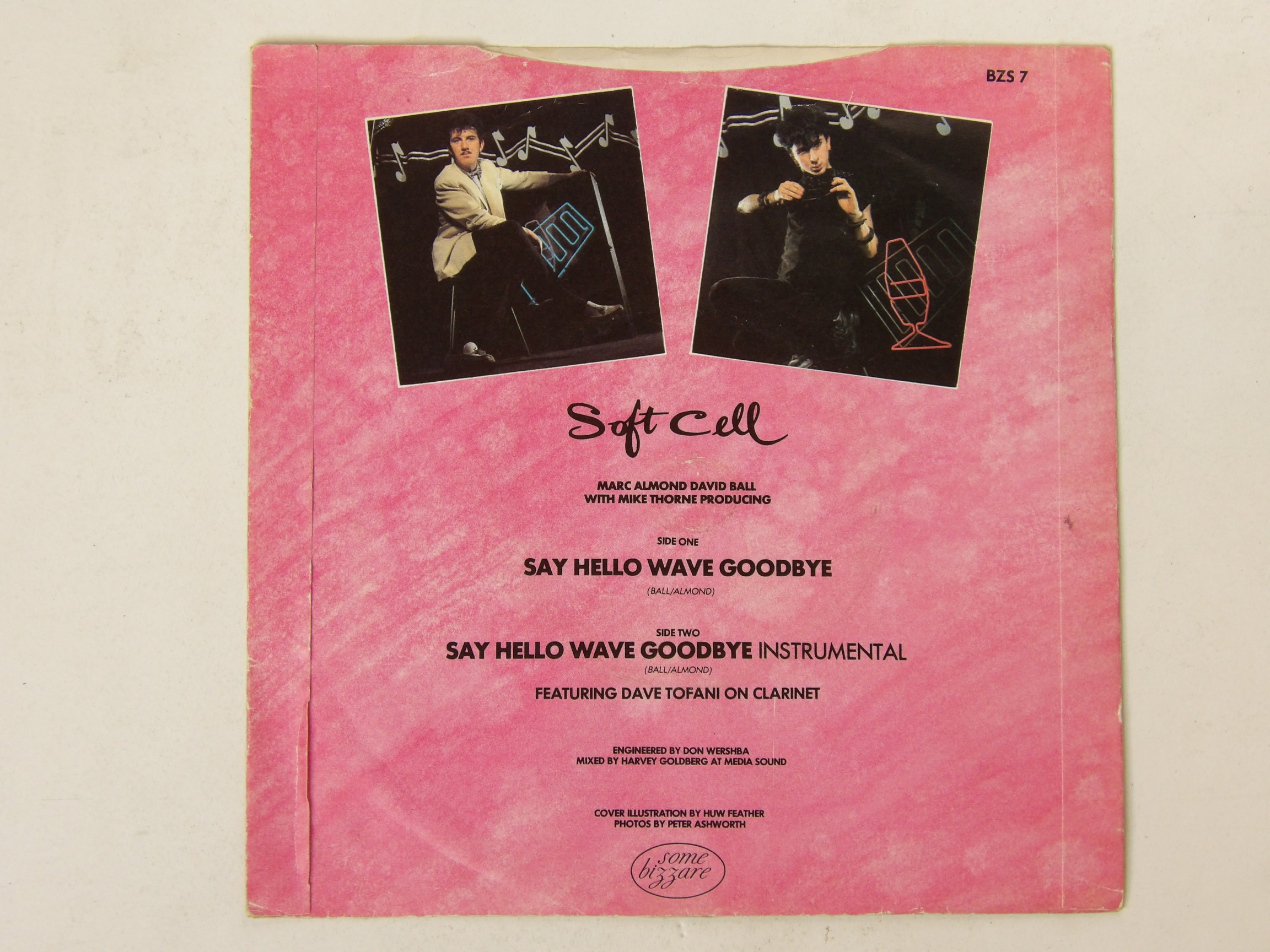 Soft Cell: Say hello Wave Goodbye 1982 EX+ 7″