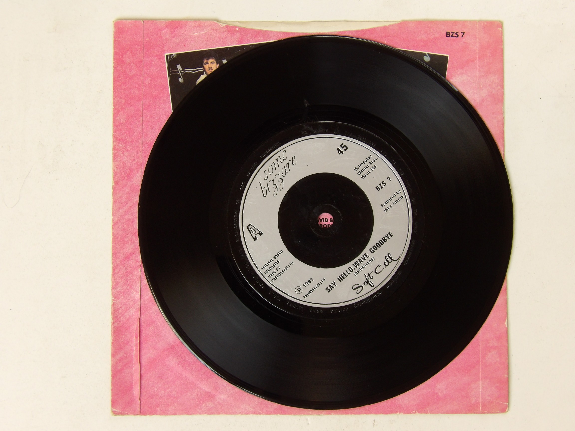 Soft Cell: Say hello Wave Goodbye 1982 EX+ 7″